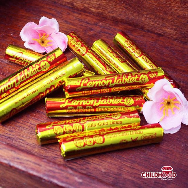 Childhood Snack ️ Lemon Tablet Candy / Snacks Food/ Gummy Sour Candy ...