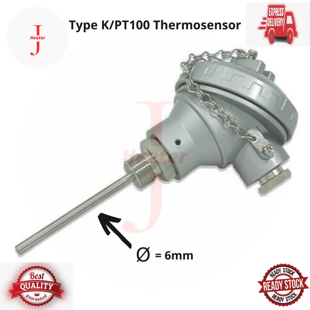 🔥 WholeSales Price 🔥Type K or PT100 Small Head Thermocouples with 1/2 ...