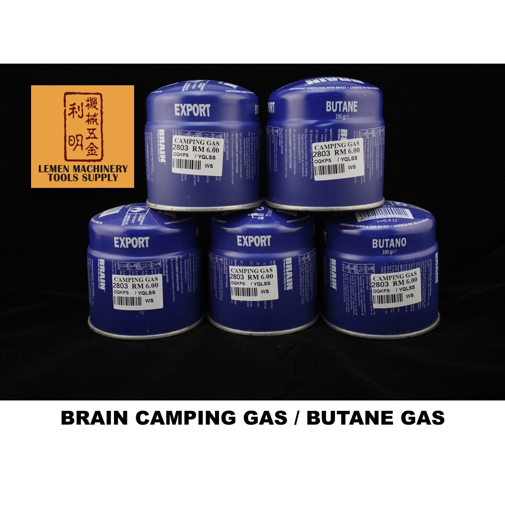 BRAIN CAMPING GAS / BUTANE GAS - 190G (MADE IN EUROPE) | Shopee Malaysia