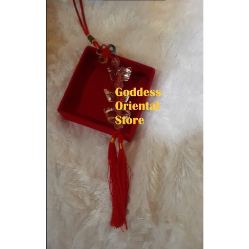 GANTUNGAN Feng Shui Decoration Hanger Handmade 3 Triple Money Ingot ...