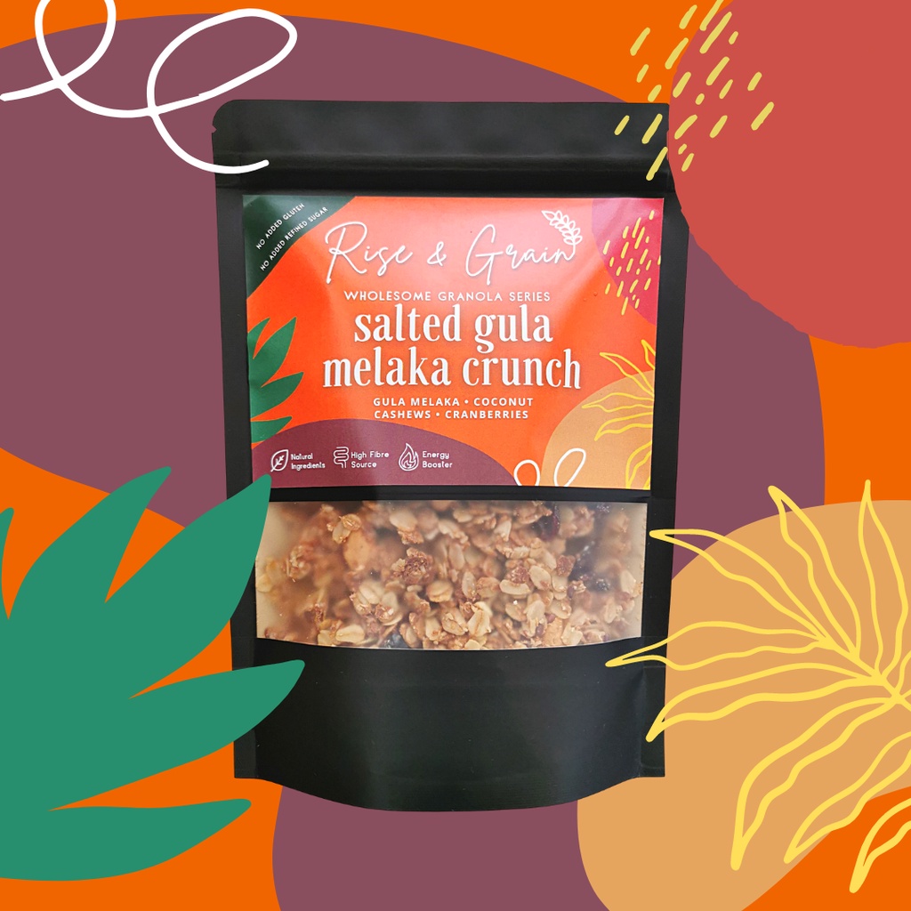 Rise and Grain - Salted Gula Melaka Granola | Shopee Malaysia