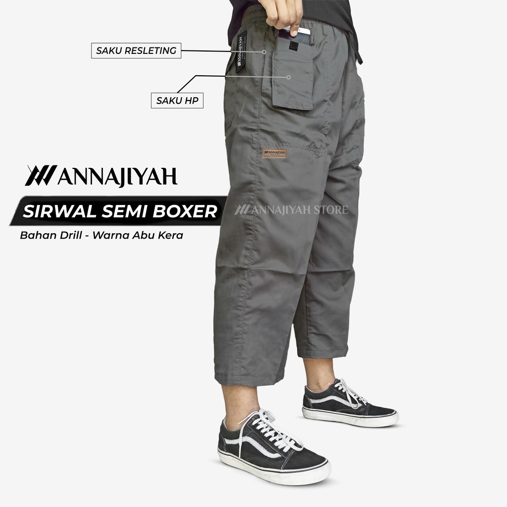 Outdoor PANGSI SEMI BOXER Sirwal Pants for Ikhwan Laa Isbal | Shopee ...