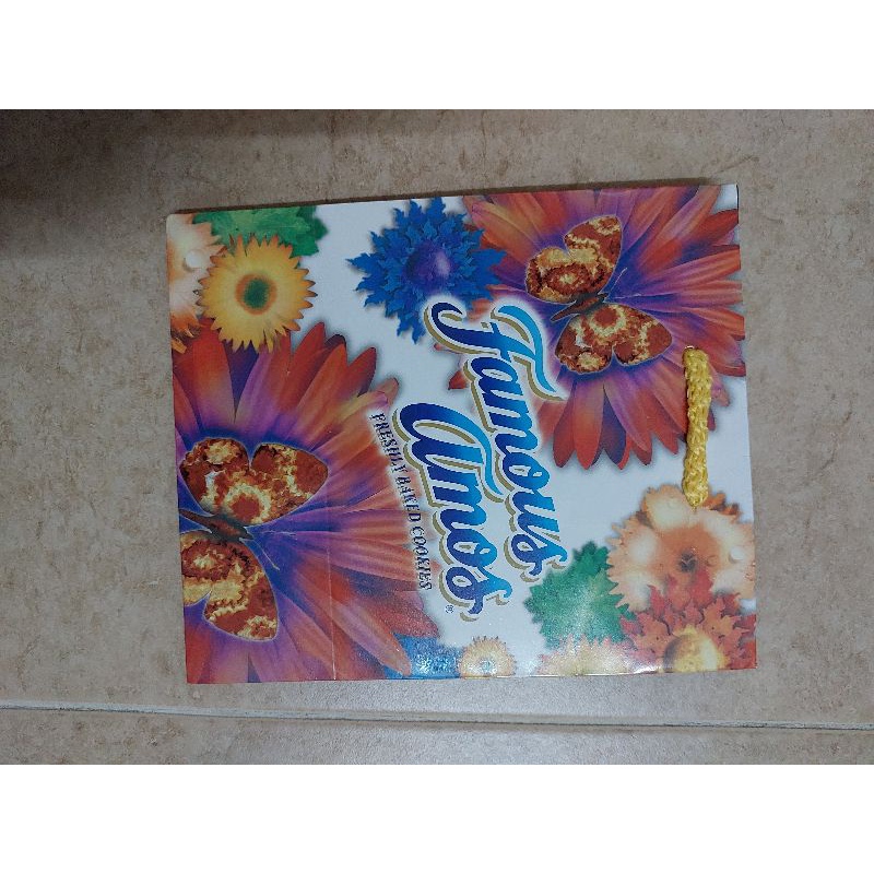 Famous Amos Cookies Paper bag Original Gift bag | Shopee Malaysia