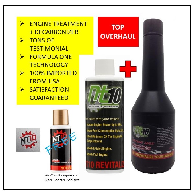 NT10 ENGINE CATALYST (EC) And OCTANE MAX (OM) 【1 x EC & 1 x OM】Engine ...