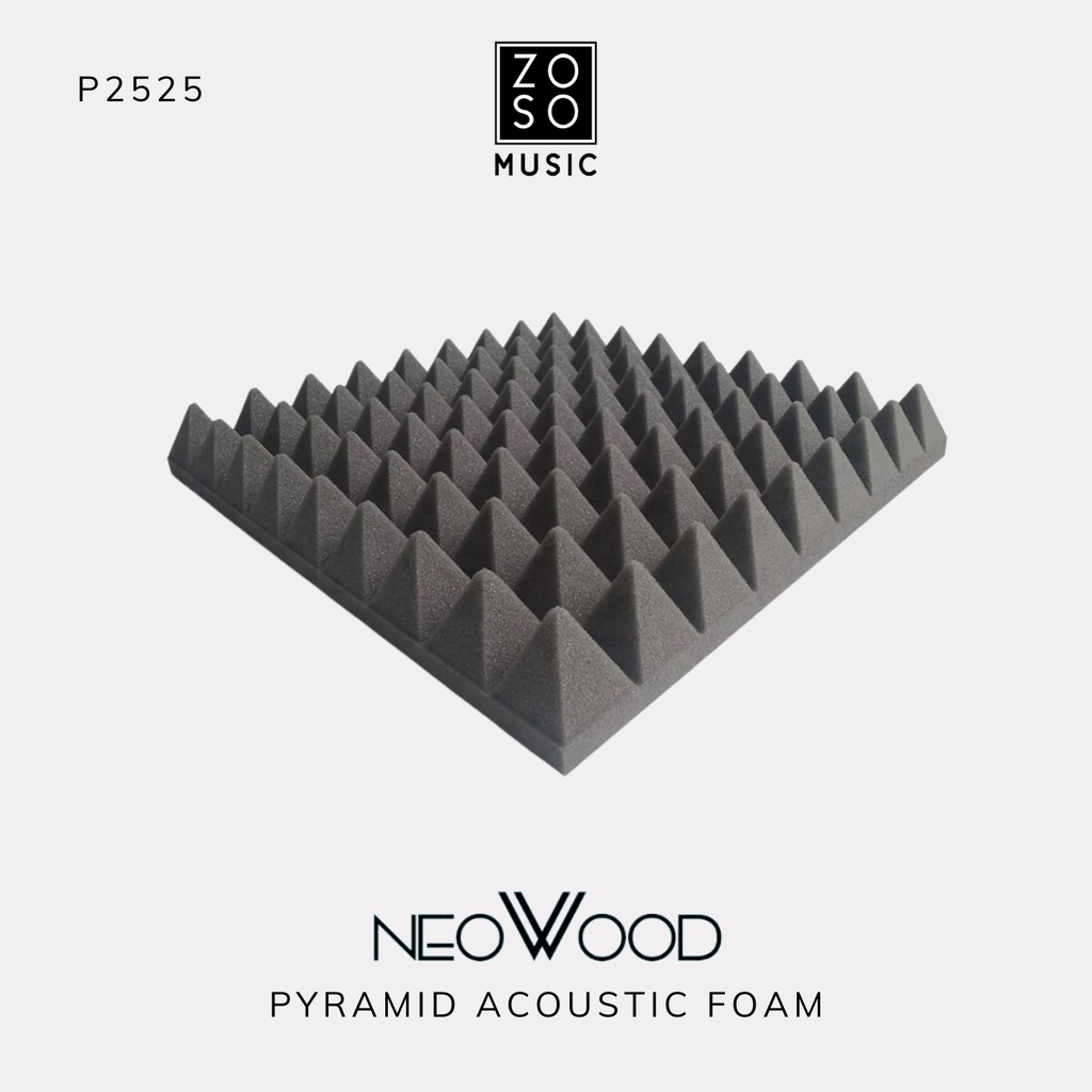 NEOWOOD P2525 PYRAMID FOAM PANEL/ACOUSTIC PANEL (NEOWOOD/ P2525 ...