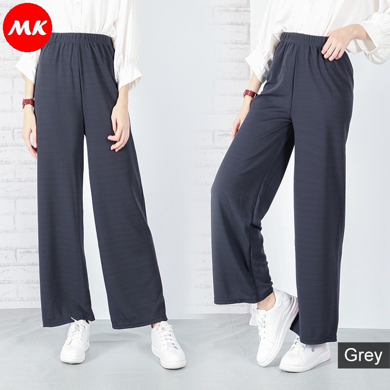 🔥Baju Raya 2025🔥 MK Women's Muslimah Palazzo Pants Women Solid Long ...