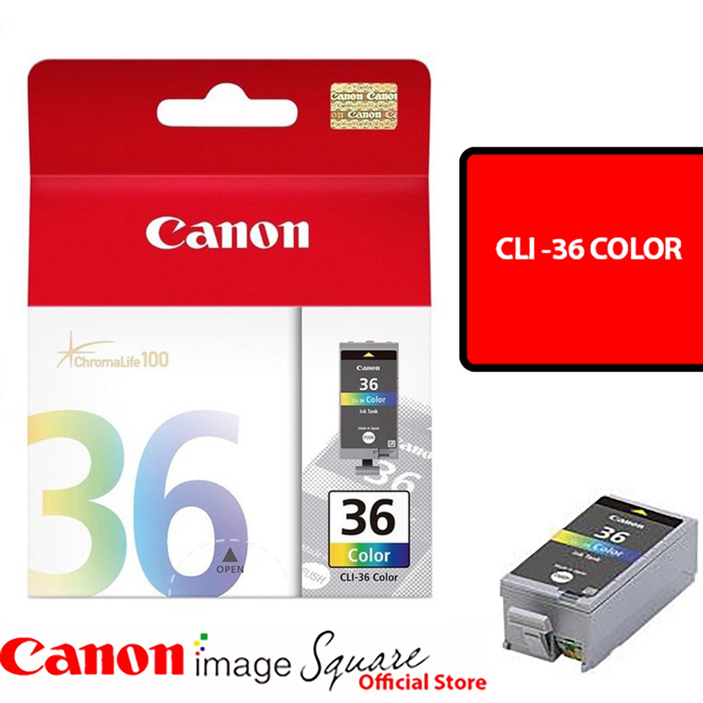 Canon PGI-35 CLI-36 Black / Color Original Ink Cartridge PGI35 CLI36 ...