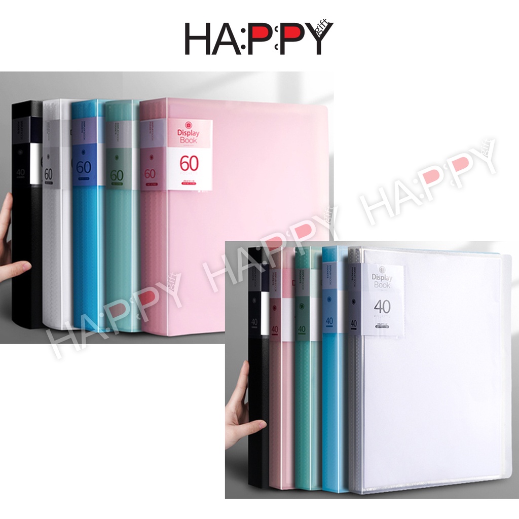 A4 File Folder Transparent Inner Page Plastic Folder Clear Insert Book ...