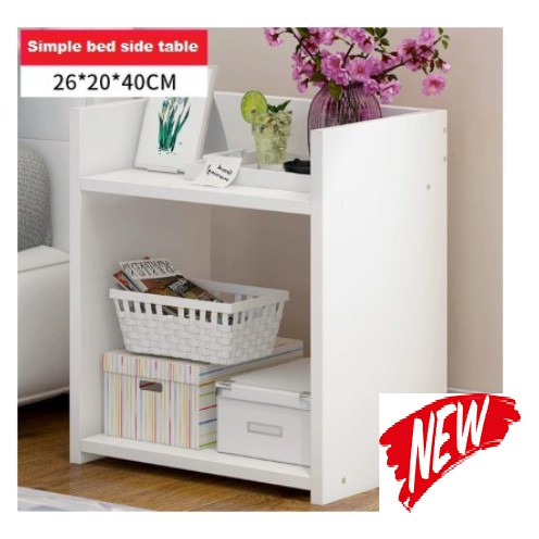 Mini Modern DIY Cabinet Bedside Table Mini Bedroom Rack Cabinet Storage ...