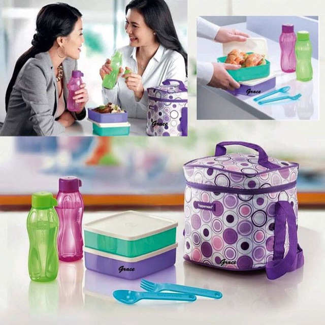 Tupperware take n go lunch set (w/o 310ml bottle) | Shopee Malaysia
