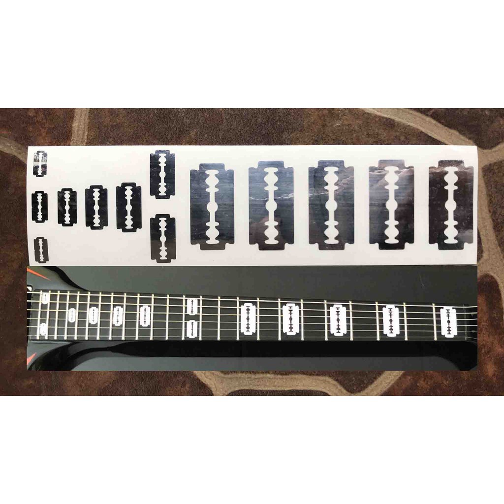 Guitar Inlay Sticker Dean Dime Razors Fretboard Razor Cutter Blade Fret ...