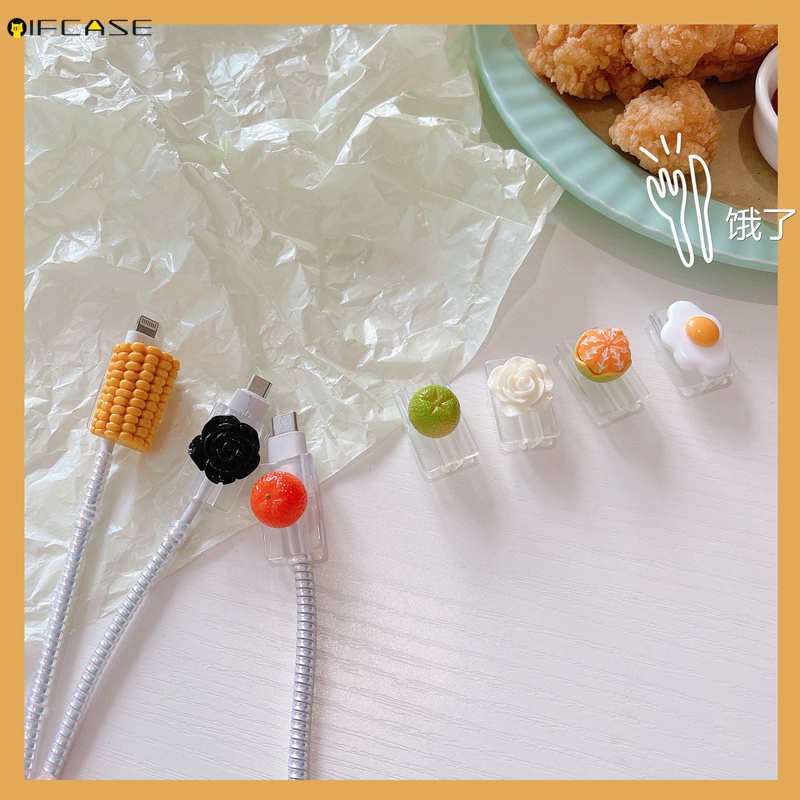 Universal Mobile Phone Charging Cable Case Cases Protectors Transparent ...