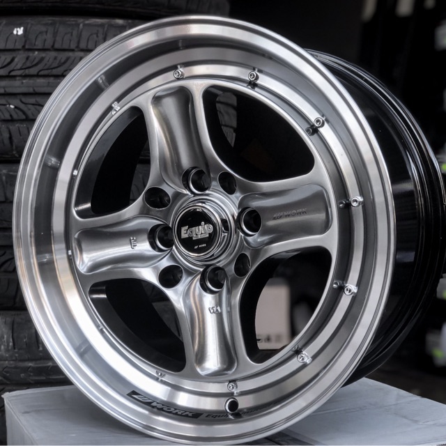 Old School WORK equip 40 15” with Hyper finishing. 15”x7.5J ET:+35 PCD ...