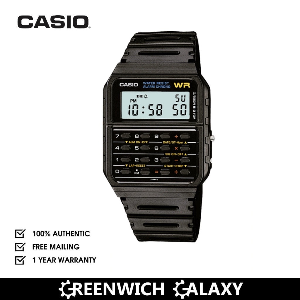 Casio Databank Calculator Watch (CA-53W-1Z) | Shopee Malaysia