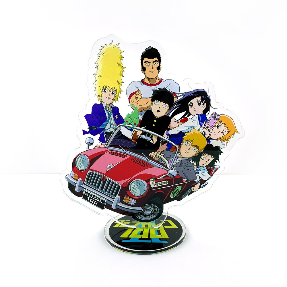Mob Psycho 100 Mobu Saiko Hyaku family acrylic stand figure model plate ...