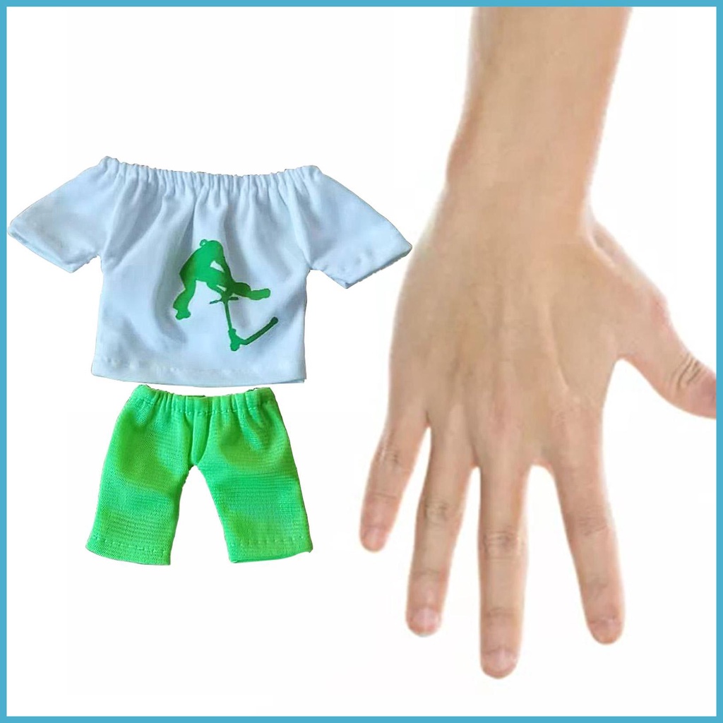 Mini Finger Clothes For Kids Fingertip Pants T-shirt Set Fingerboarding ...