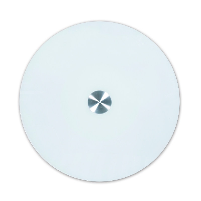 Lazy Susan Tempered Glass Household Round Table Turntable Black ...