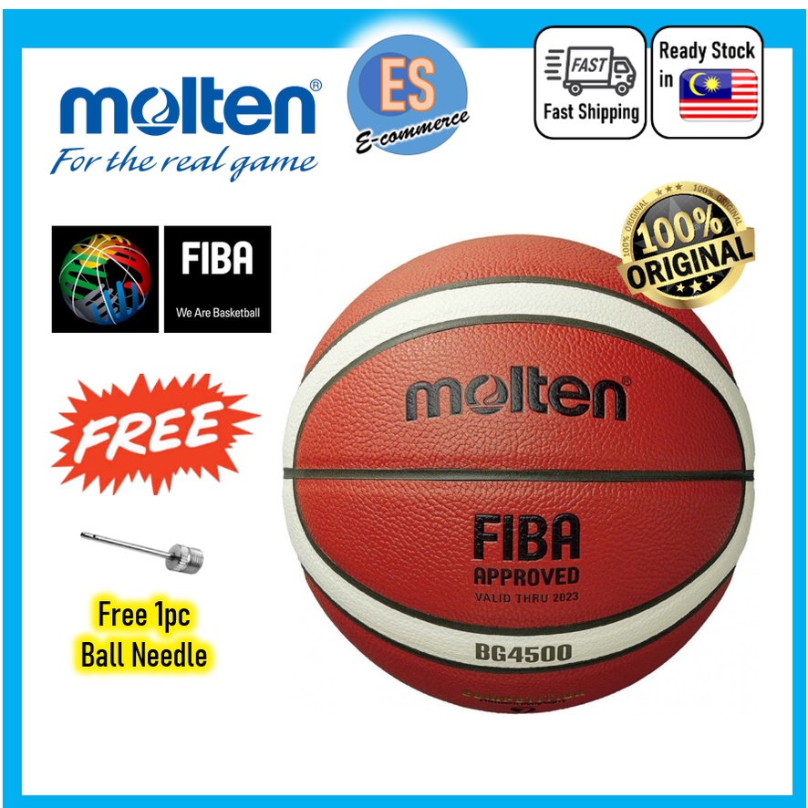 Molten B7G4500 FIBA Premium Composite Leather Basketball Size 7 ...