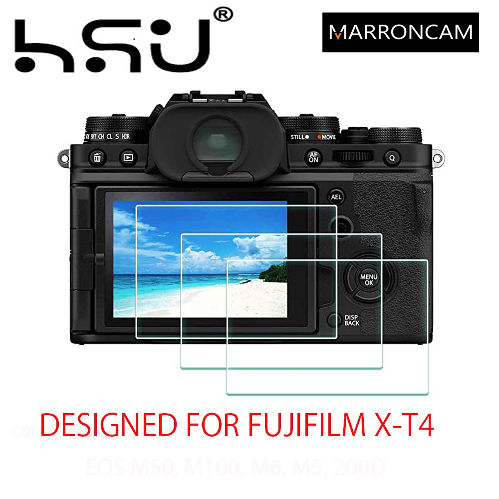 HSU Tempered Glass Screen Protector For FUJIFILM X-T4 / X-E4 / X100V | Shopee Malaysia