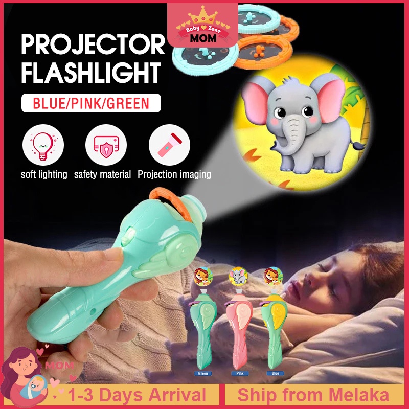 Flashlight Projector Torch Lamp Toy Cute Cartoon Creativity Toy Torch ...