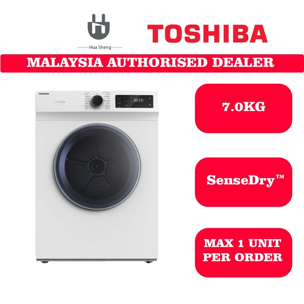 Toshiba Sensedry Dryer (7kg) TD-H80SEM | Shopee Malaysia