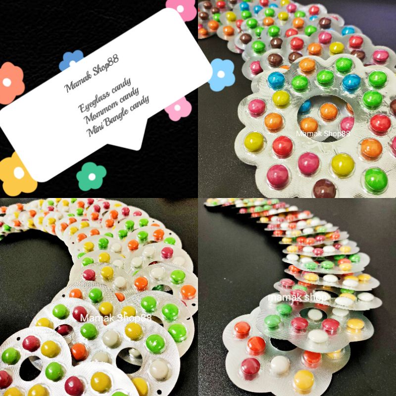 MOMMOM EYE GLASS CHOCOLATE CANDY / BANGLE CANDY /MINI BANGLE CANDY ...