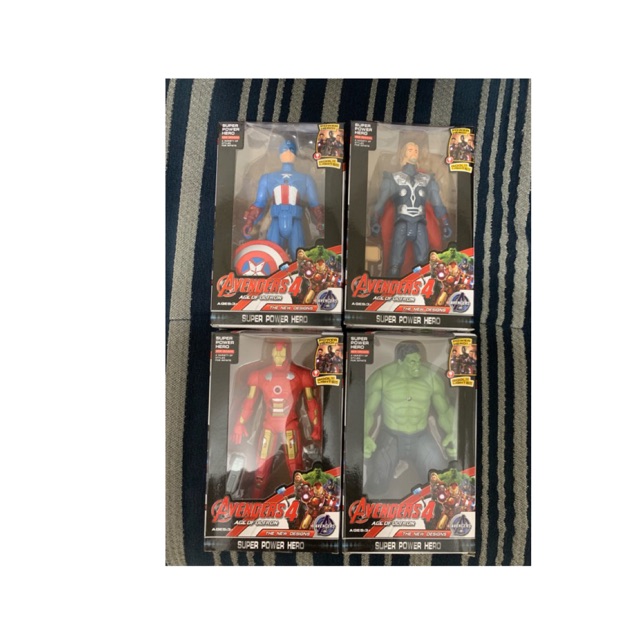 4-pack Avenger Figure Display Ironman,Thor,Hulk & Captain America ...
