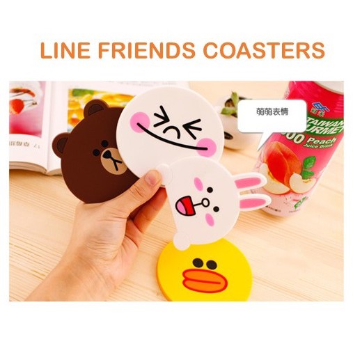 LINE FRIENDS COASTERS | Shopee Malaysia