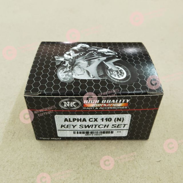 IGNITION KEY SWITCH SET - HONDA - WAVE ALPHA CX 110-NEW V2 (NK ...