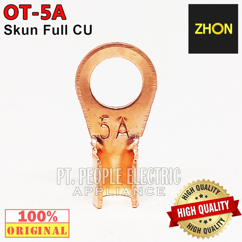 Split Copper Skun OT-5A Bolt Size 5.2mm Cable Size 5mm | Shopee Malaysia