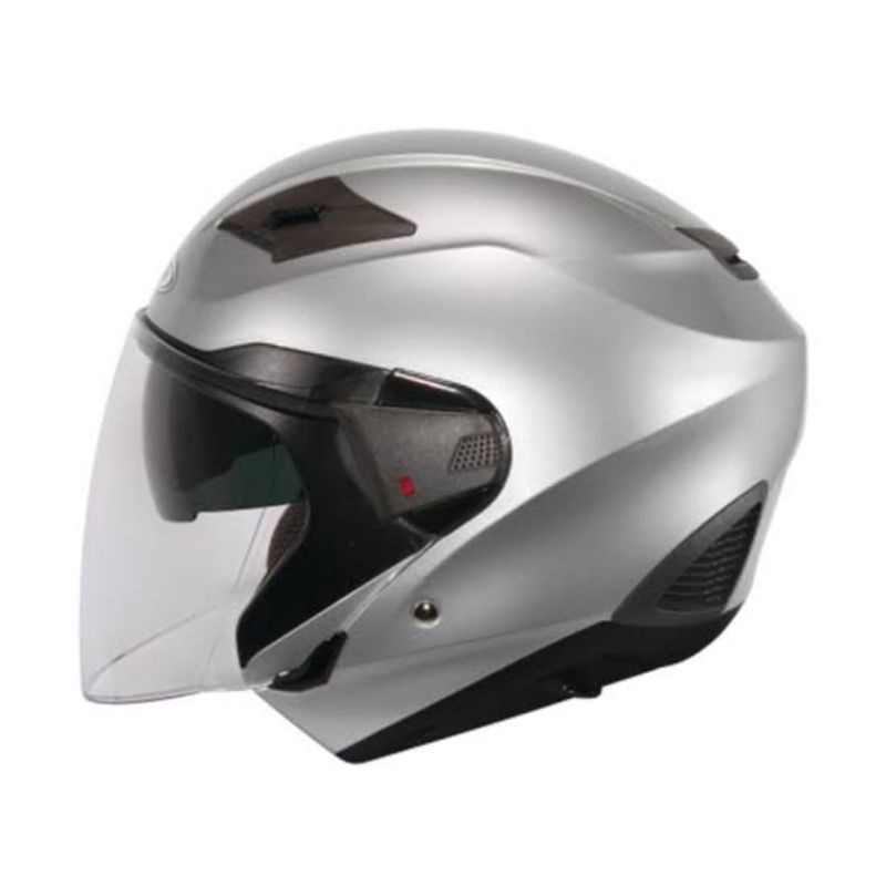 Original Zeus Z-611 Helmet Double Visor Half Face Helmet Motorcycle ...