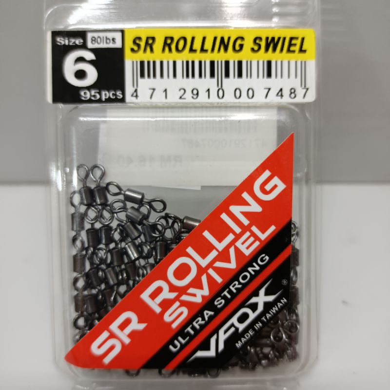 VFOX swivel SR ROLLING SWIVEL in box swivel vfox | Shopee Malaysia