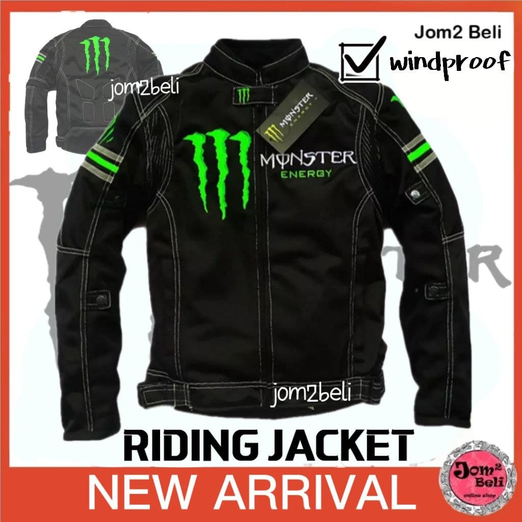 Motor Monster Mesh Riding Jacket Safety Motorcycle Windproof Ride ...