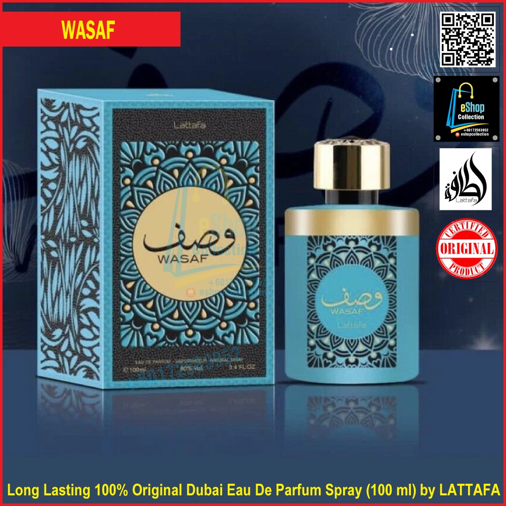 Wasaf EDP Perfume By Lattafa Perfumes 100ml Original Arabic Dubai ...