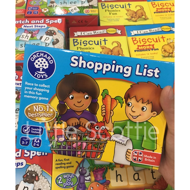 Orchard Toy’s Shopping List Memory Game Blue | Shopee Malaysia