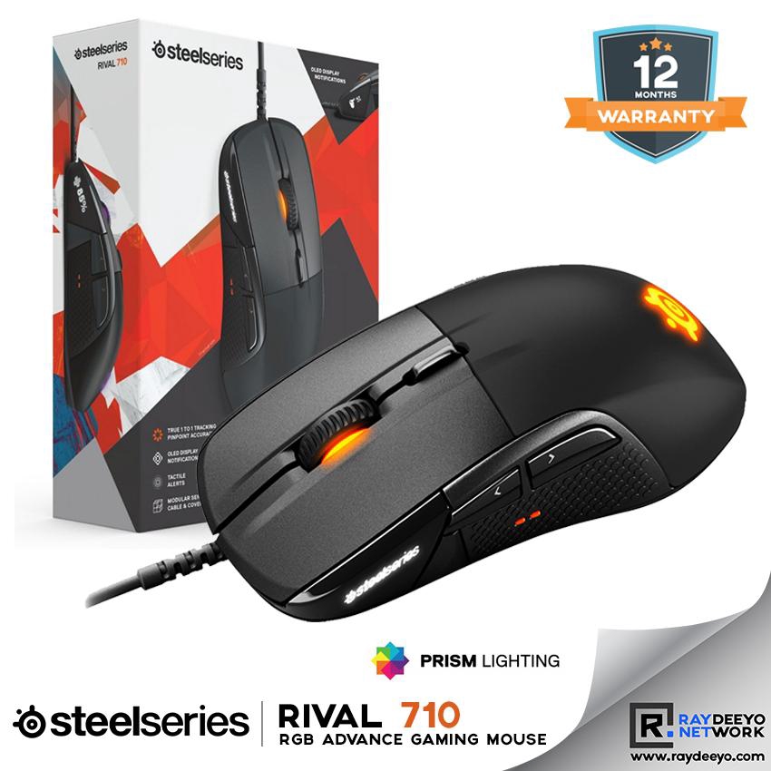 SteelSeries Rival 710 RGB Advance Gaming Mouse [Customizable OLED ...