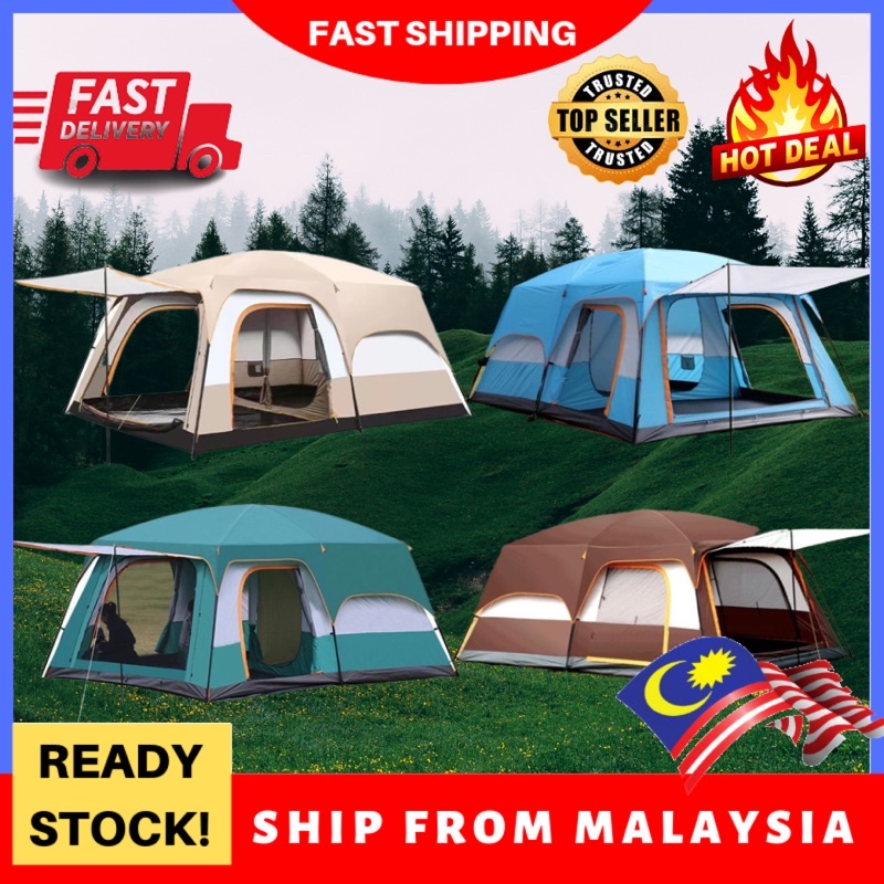 Camel Tent khemah unta 8-12 Person Camping Tent with Waterproof Tents ...