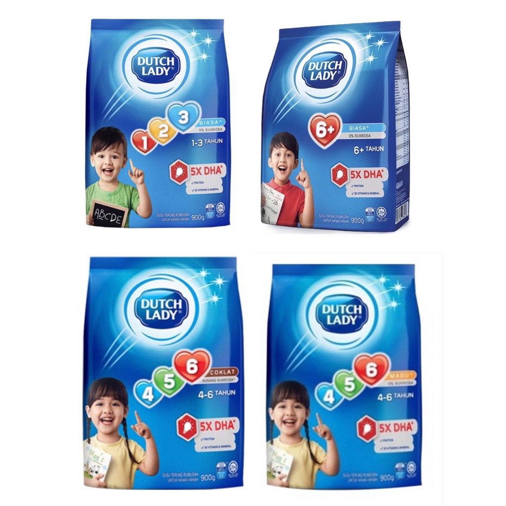 Dutch Lady: 0-18mth/1-3yr/4-6yr /6yr+(850g/550gx2) | Shopee Malaysia