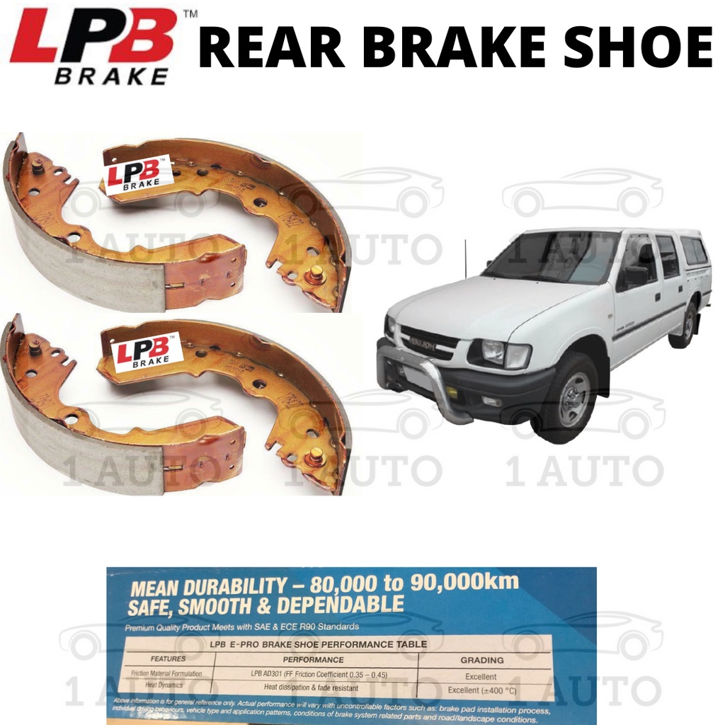 LPB E-PRO REAR BRAKE SHOE ISUZU RODEO TFR54 (1993-1996) | Shopee Malaysia