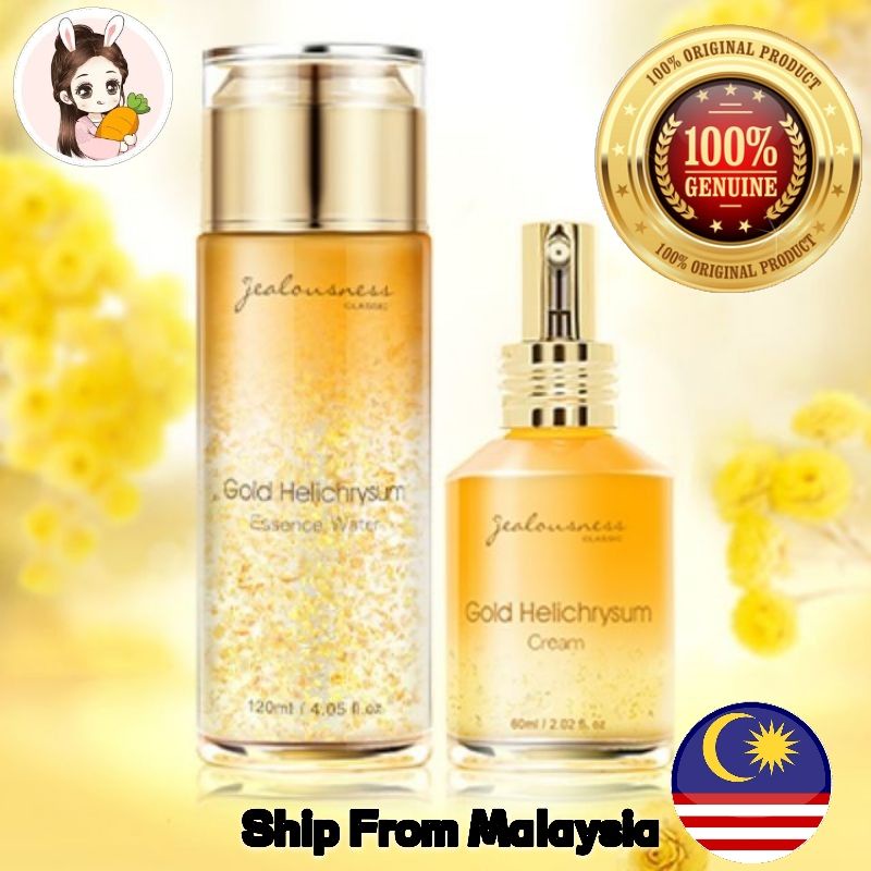 Hot Sales🔥Jealousness Gold Helichrysum Essence Water 120ml +Jealousness Gold Helichrysum Cream ...