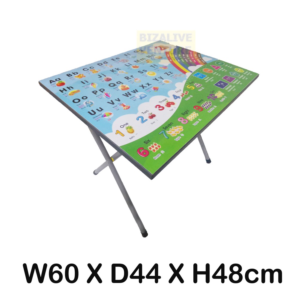 Kid Study Learning Table | ABC Table | ABC Meja | ABC Folding Writing ...