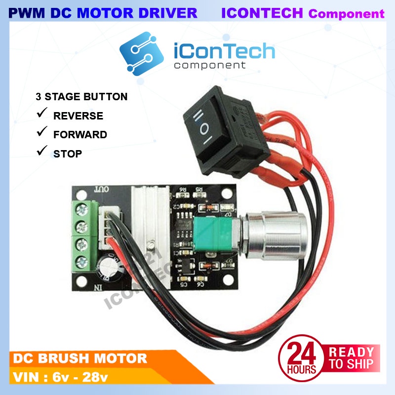 PWM DC Motor speed controller Motor Driver | Shopee Malaysia