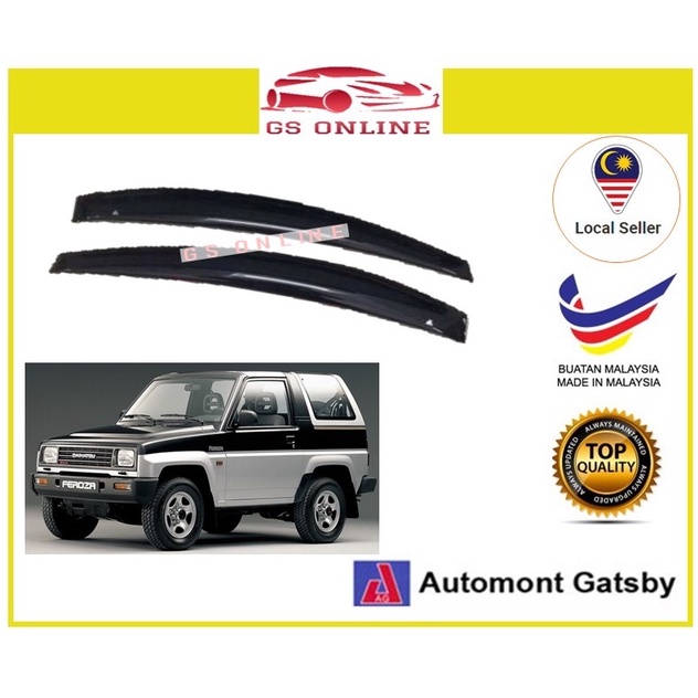 Daihatsu Feroza 2Door AG Door Window Visor (Small 7cm Width) | Shopee ...