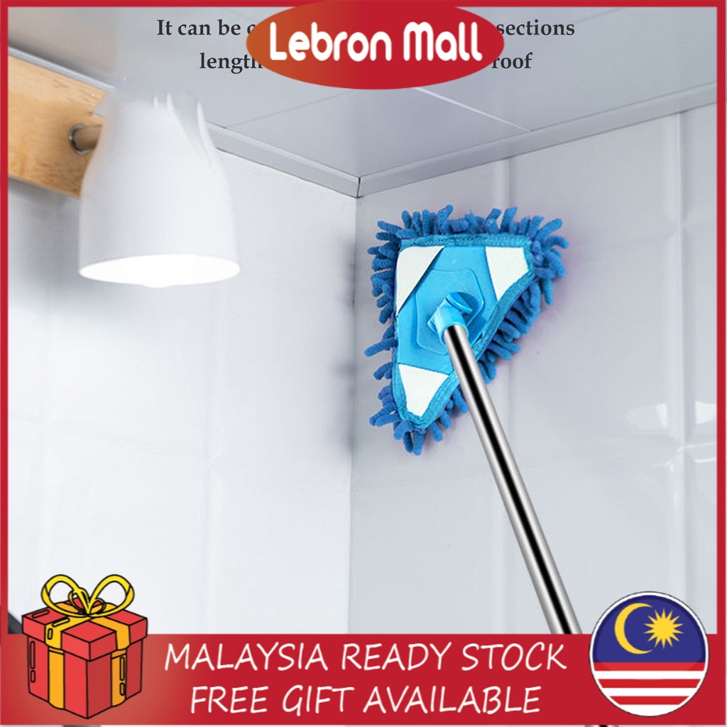 LEBRON READY STOCK Segi Tiga Mop Lantai 180 Degree Rotatable Adjustable ...