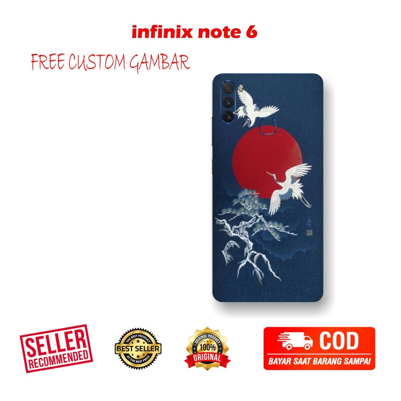 Infinix NOTE 6 CUSTOM HANDPHONE GARSKIN/STICKER | Shopee Malaysia