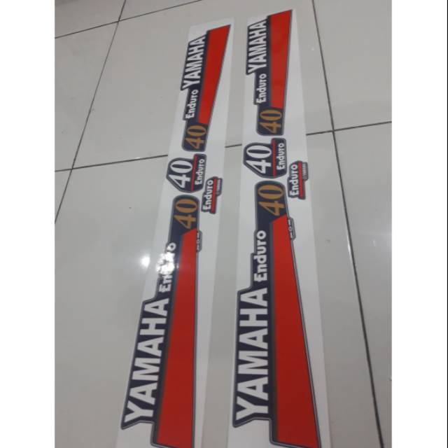 MESIN Old MODEL YAMAHA ENDURO 40PK STICKING MACHINE STICKER | Shopee ...