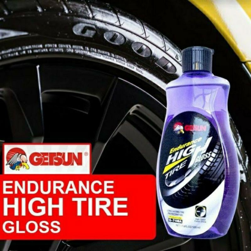 Getsun Endurance High Tire Gloss Tyre Shine 500ml | Shopee Malaysia