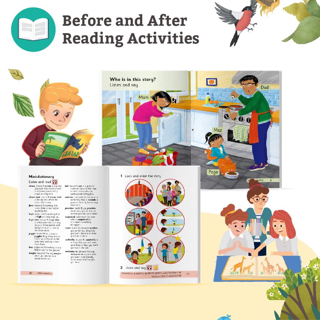 Peapod Readers Mini Set CEFR Pre A1 & A1 20 x Books | Shopee Malaysia