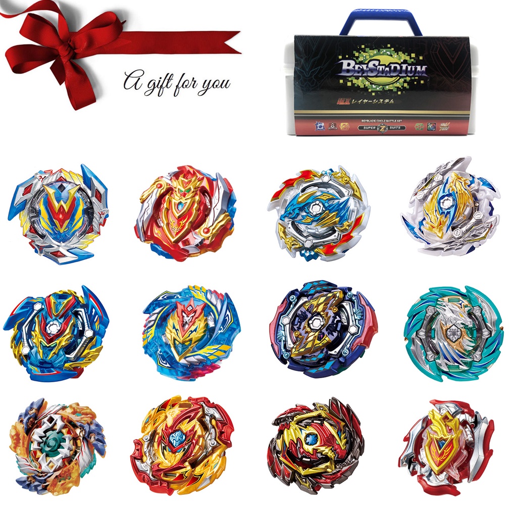 Battle Beyblade Beyblade Burst Set Box 12 pieces Beyblade toy gift set ...