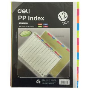 DELI File organizer with color divider | Shopee Malaysia